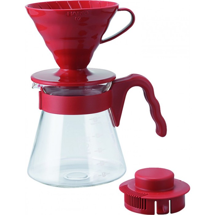 Jual Hario V60 Coffee Server Pour Over Kit 02 - Red [ Vcsd-02R ] - Mesin / Alat Dapur Khusus ...