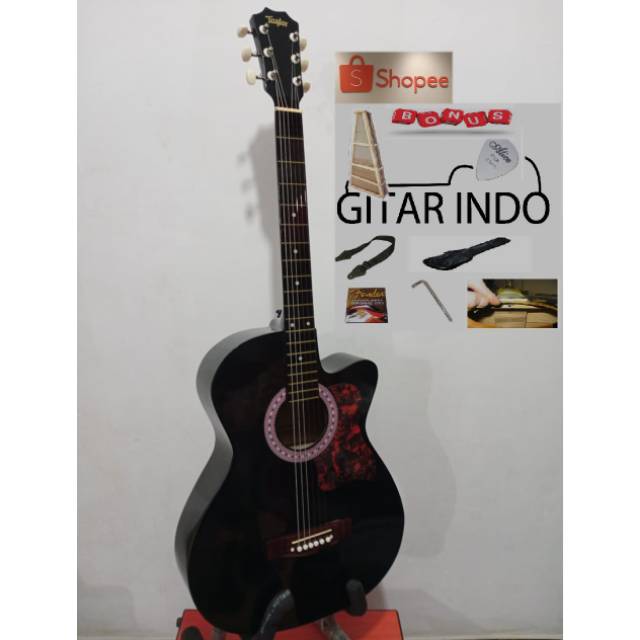 Jual Gitar pemula tanam besi | Shopee Indonesia