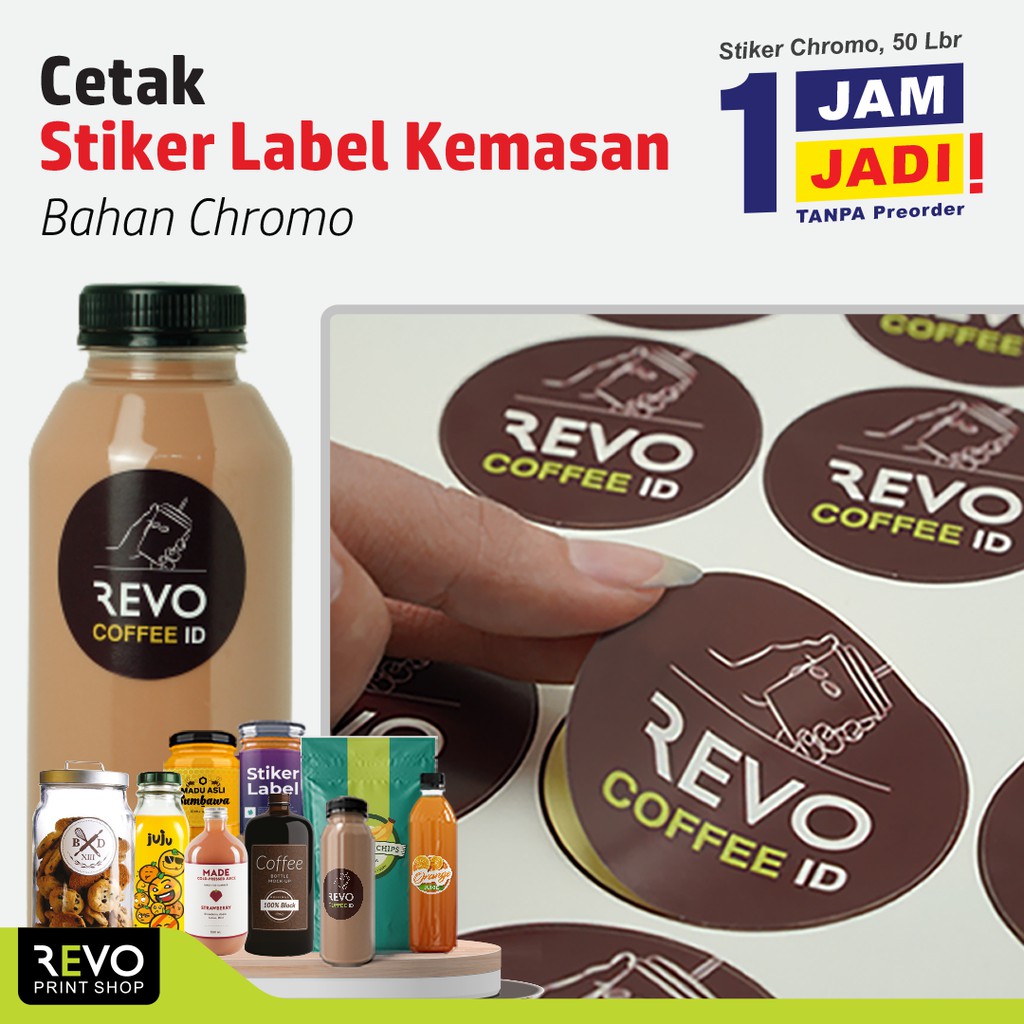Jual Stiker Label botol/ Cetak Stiker Kromo / Label Kemasan / Stiker ...