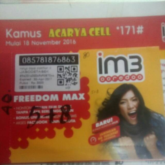 Jual Perdana internet IM3. 13 GB (5GB 3G + 8GB 4G) | Shopee Indonesia