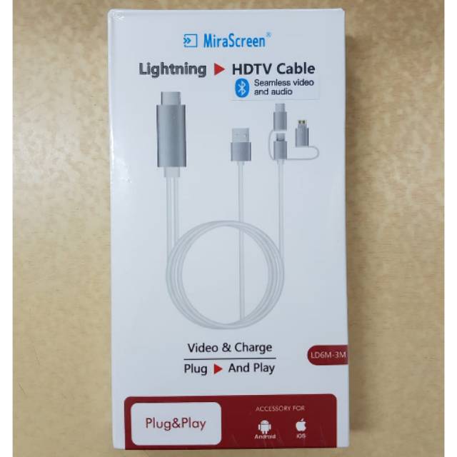Jual MIRASCREEN CABLE WITH AUDIO BLUETOOTH | Shopee Indonesia