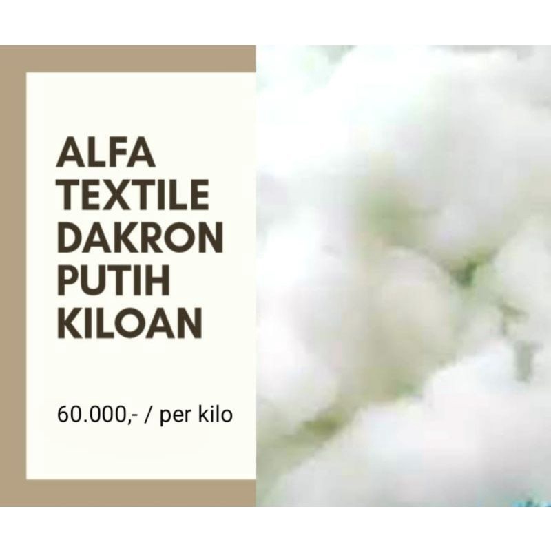 Jual Dakron Dacron isi Bed Per 100 Gram | Shopee Indonesia
