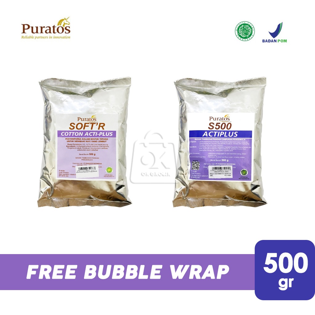 Jual Puratos S500 Acti Plus / SOFT'R Cotton Acti Plus Bread Improver Pengempuk Pelembut Pelembab ...