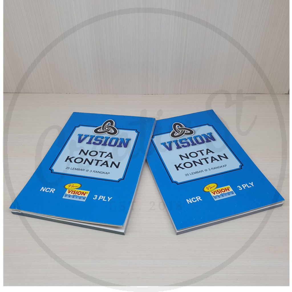 Jual VISION Nota Ncr 3 Ply Kecil VISION A6 15 Cm X 10 Cm | Shopee Indonesia