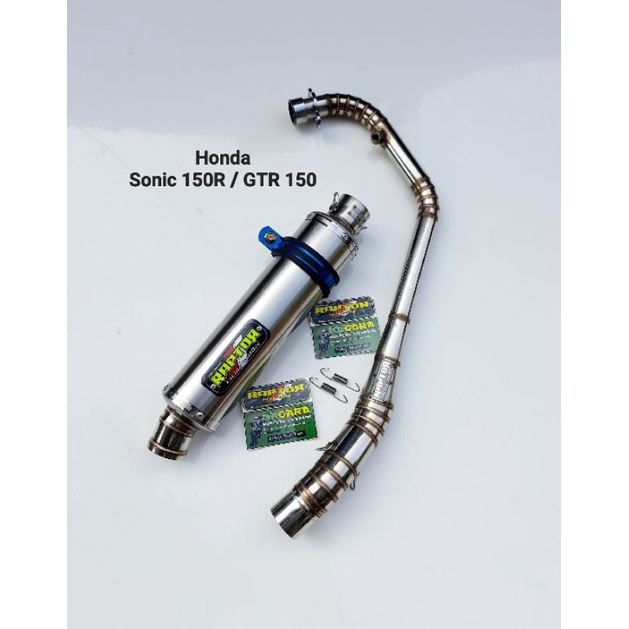 Jual Knalpot Racing Stainless Honda Sonic 150R /Supra GTR 150R Original ...