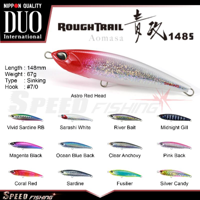 Jual Duo Rough Trail Aomasa 148S 62gr Lure Popping Aomasa Singking Swimbait Swim | Shopee Indonesia