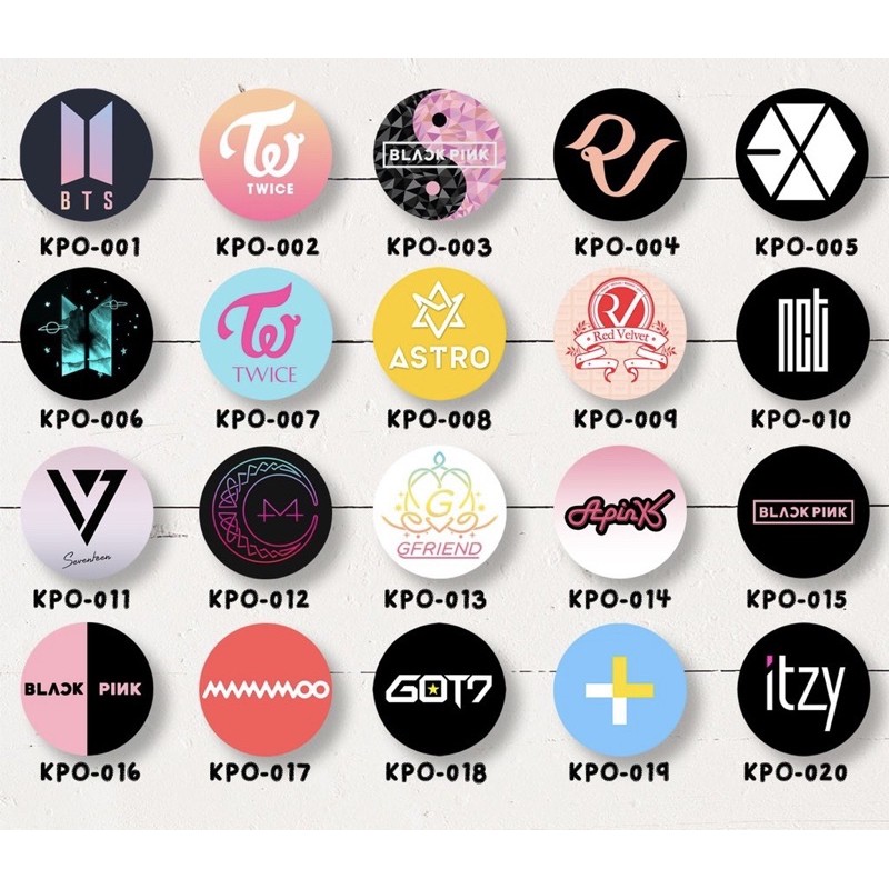 Jual Popsocket Kpop BTS Twice Blackpink Seventeen Exo Nct TXT Stray ...