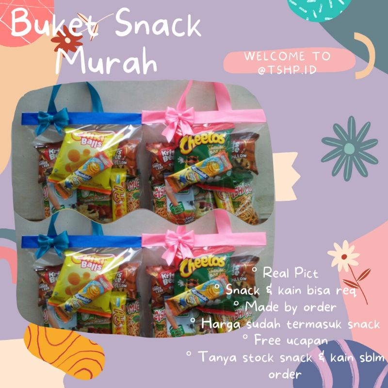 Jual PARCEL SNACK MURAH / HAMPERS SNACK / BUKET SNACK MURAH (B36 ...