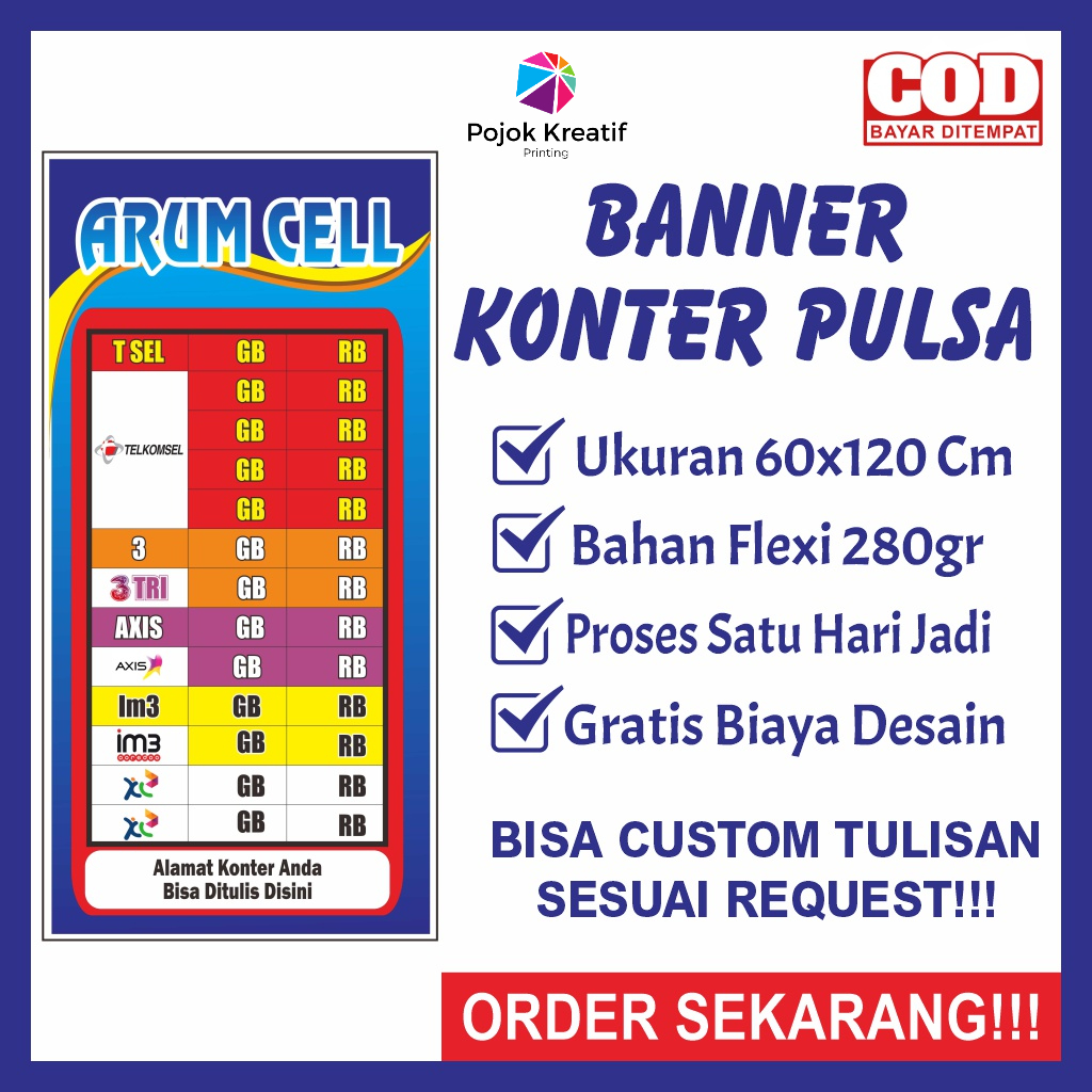Jual Banner Baner Bener Benner Spanduk Sepanduk Backdrop Plang Promosi ...
