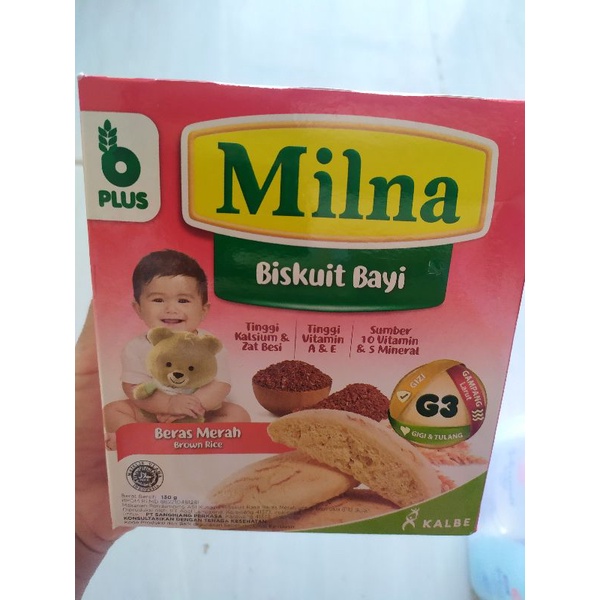 Jual milna biskuit bayi beras merah ( brown rice ) | Shopee Indonesia