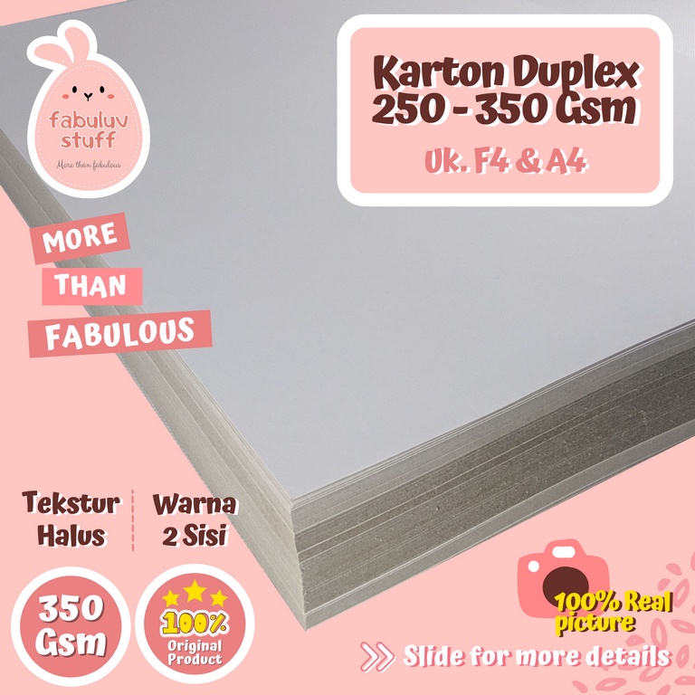 Jual Karton Dupleks 250 - 350 gsm A4 F4 | Shopee Indonesia