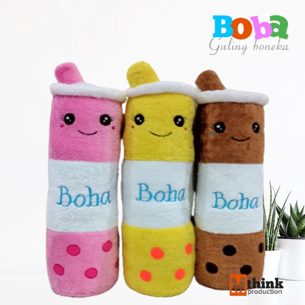 Jual Boneka boba guling jumbo / Guling boba jumbo / Guling boba ukuran ...