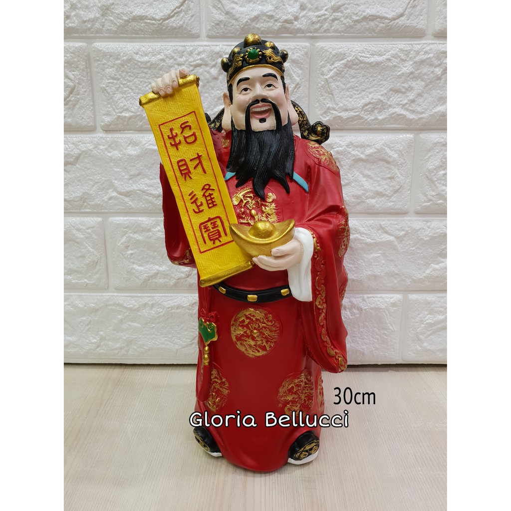 Jual patung pajangan buddha chaisen dewa hoki dewa rejeki caisen ...