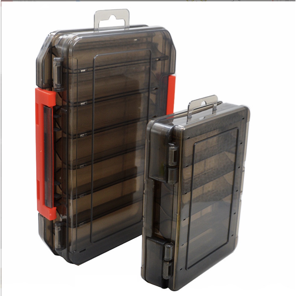 Jual BOX KOTAK UMPAN BUKA DUA SISI /DUA LAYER BOK/TOOLBOX STORAGE/BOX MINNOW/BOX IKAN/BOX ...