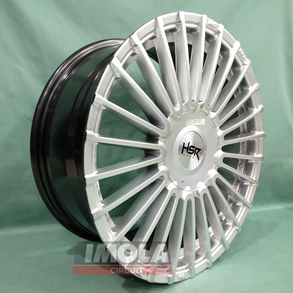 Jual Velg mobil tipe terbaru ring 17 HSR wheel baut 5x100 dan 5x114,3 Hyper Silver lebar 7 R17 ...