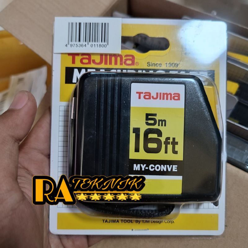 Jual TAJIMA Meteran Roll 3 Meter dan 5 Meter Pengukur Jarak Made In ...