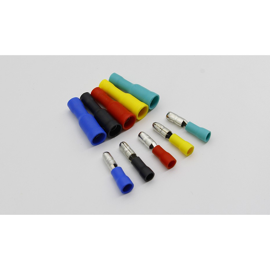 Jual Insulated Bullet Crimp Terminal Cable Plug Wire Connector Male ...