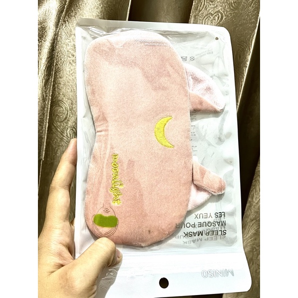 Jual MINISO Masker Mata / Penutup Mata / Sleep Eye Mask Travel | Shopee ...
