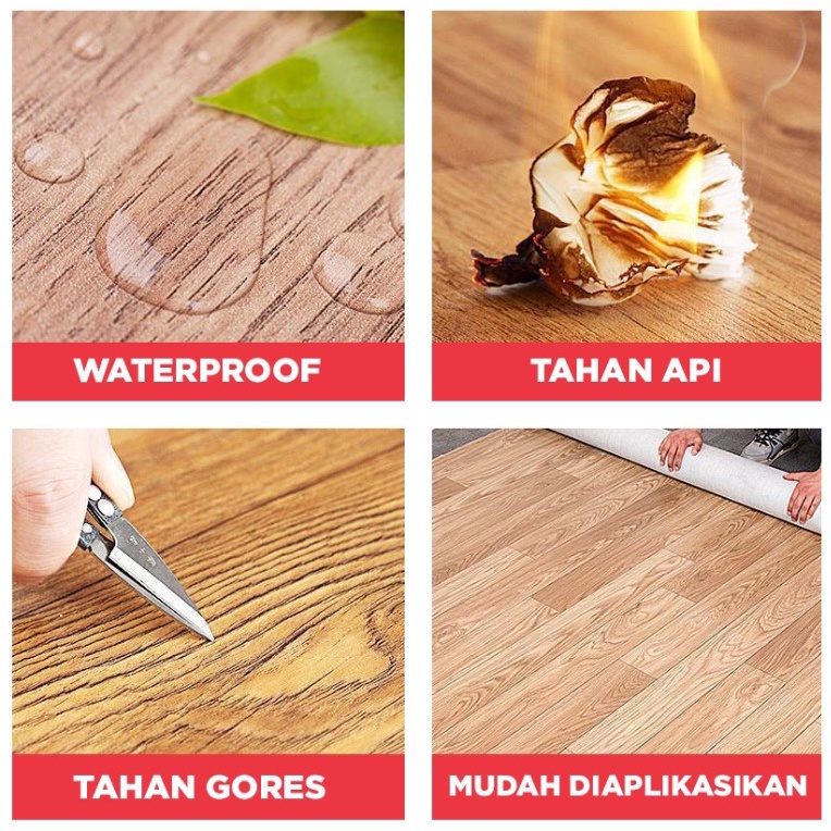 Jual KARPET LANTAI VINYL gulungan TEBAL 0.7 Ukuran 1 METER DAN 2 METER | Shopee Indonesia