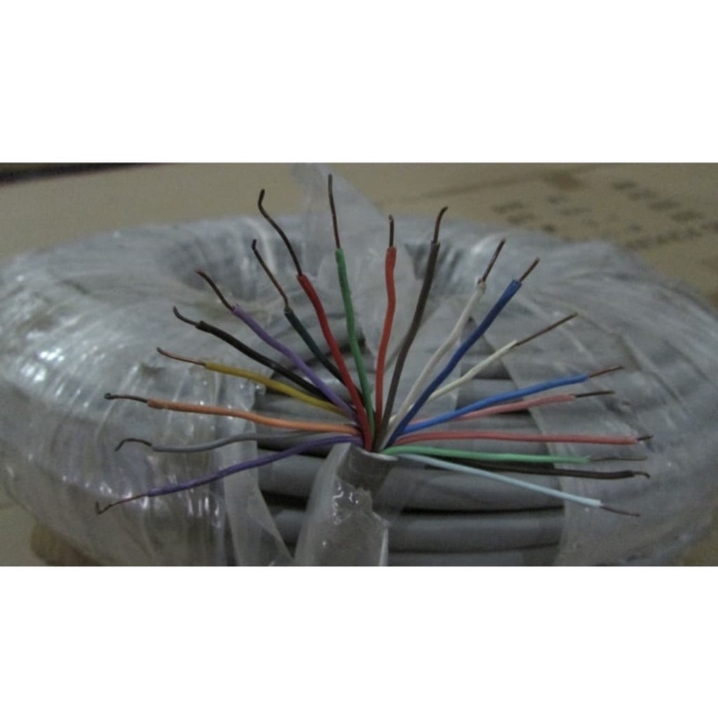 Jual Kabel Telepon Indoor 10 Pair / Isi 20 EAA / 20 x 0.6 ( 100 Meter ...