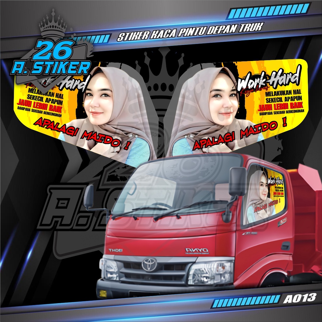 Jual Stiker Decal Kaca Pintu All Truck Canter, Ragasa, Umplung, Giga ...
