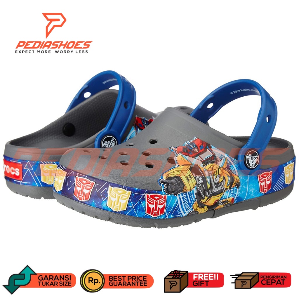 Jual Crocs Fun Lab Transformers Sandal Crocs Anak Crocs Transformers ...