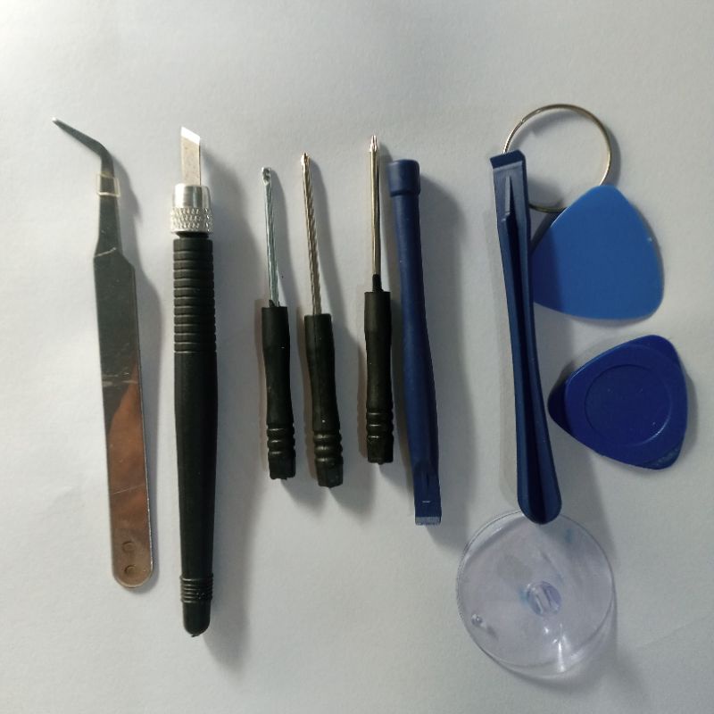Jual obeng hp set plus pinset dan pisau servis | Shopee Indonesia