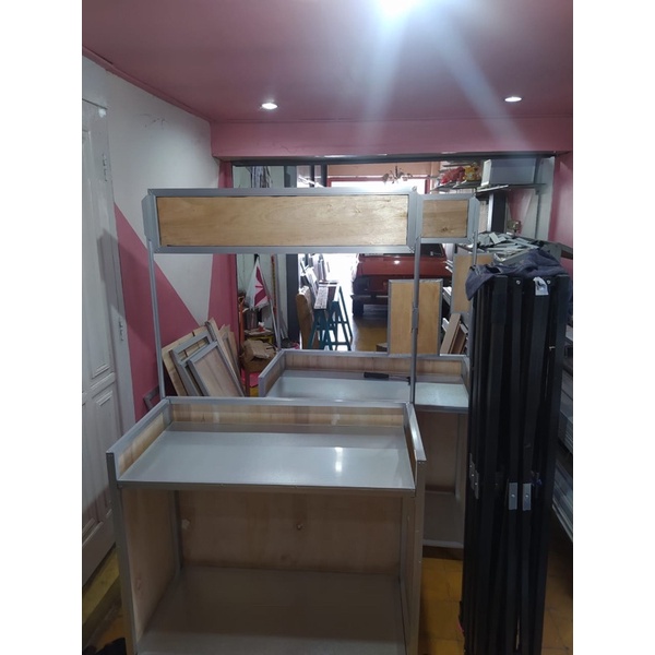 Jual Booth Portable Bakso Lubang Etalase terpisah Gerobak Lipat 1 meter ...