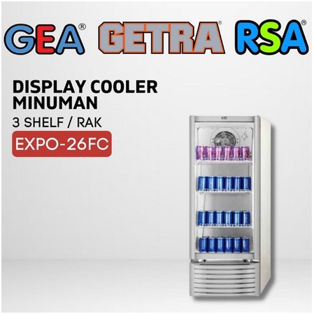 Jual Showcase Minuman GEA EXPO-26FC Kulkas Pendingin 3 Rak Original ...