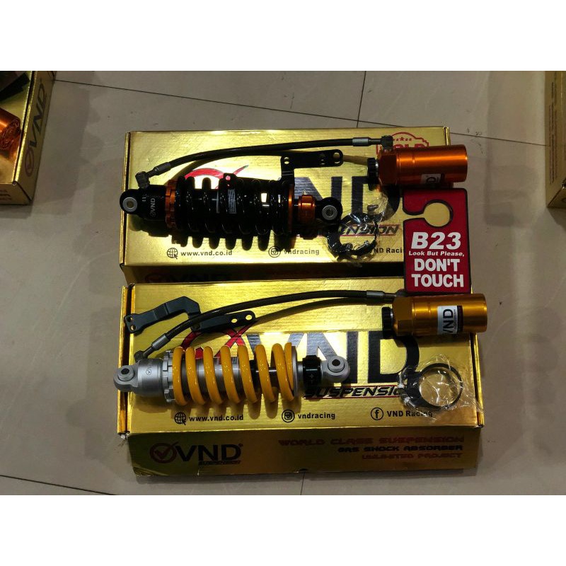 Jual Shock vnd ninja rr 265mm double klik adjustable pnp new krr racing ...