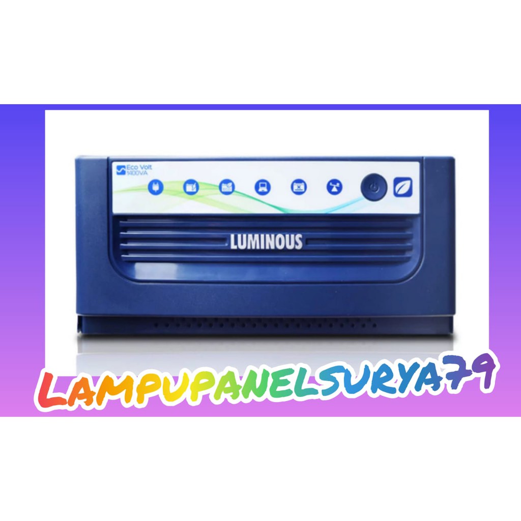 Jual Inverter Merk Luminous ECOVOLT 12V 1000VA Sine Wave UPS | Shopee ...