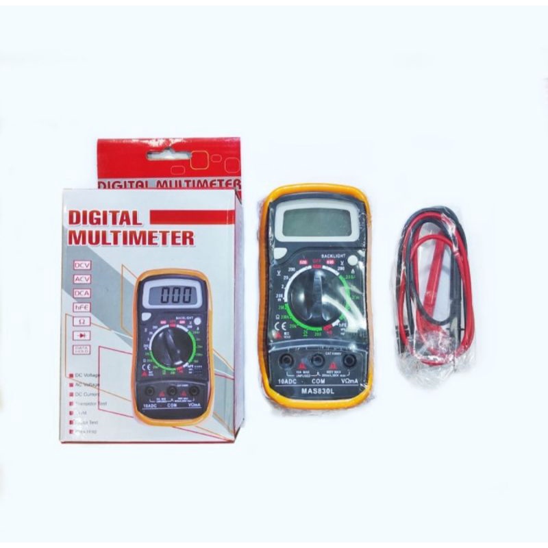 Jual MULTITESTER MULTI TESTER DIGITAL MAS 830L MULTIMETER DIGITAL ...
