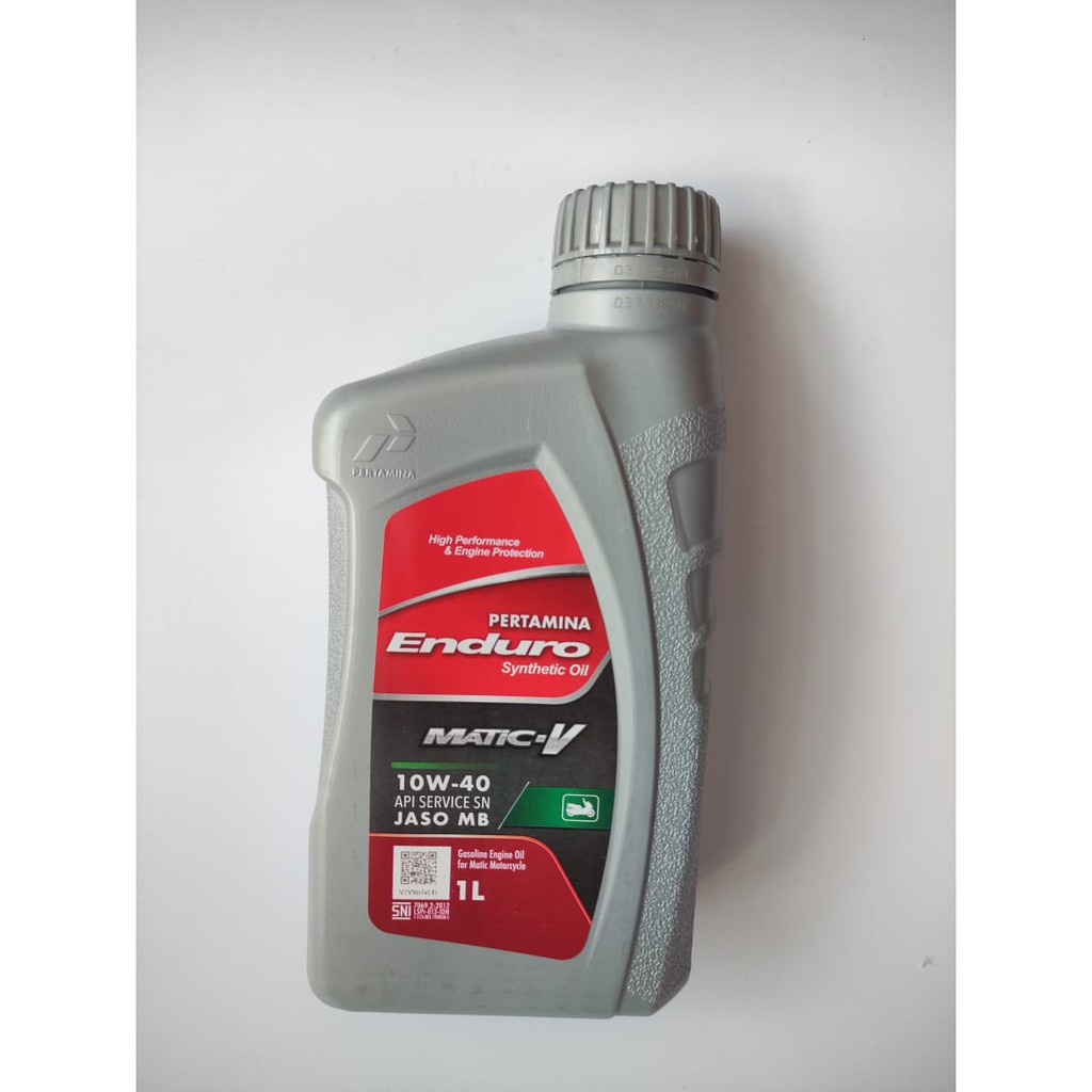 Jual OLI ENDURO MATIC V SAE 10W-40 API SN JASO MB SYNTHETIC 1LITER ...