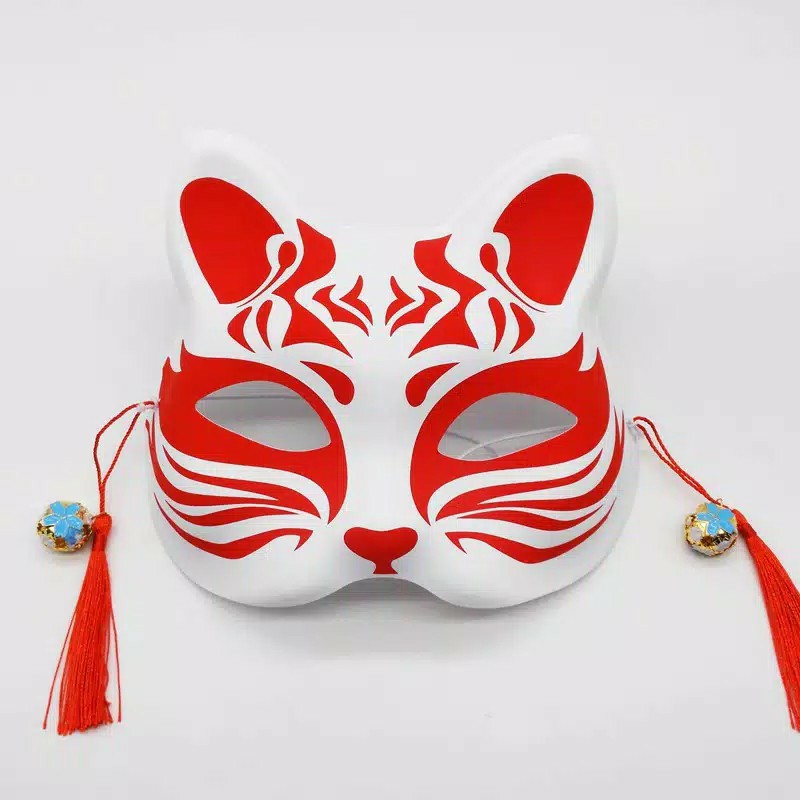Jual Topeng Anbu Cosplay Ninja Kucing Japanese Anime Demon Slayer Fox ...
