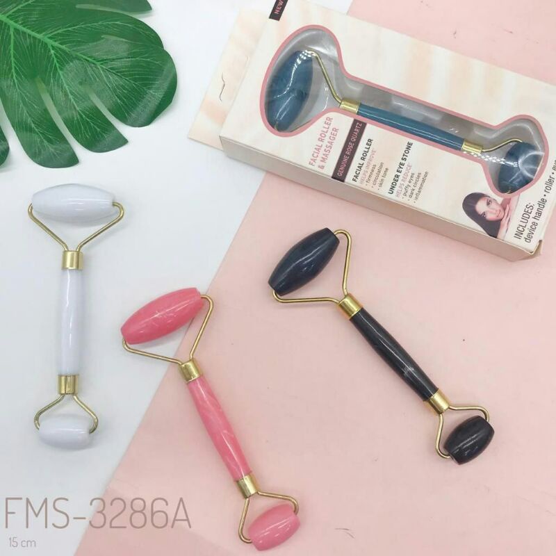 Jual ALAT PIJAT WAJAH JADE ROLLER FACIAL MASSAGER/GUA SHA BATU GIOK ...