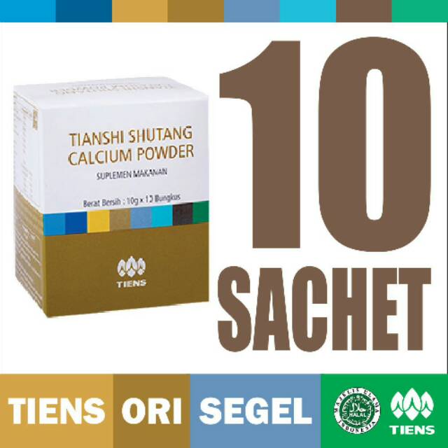Jual Tiens / Tianshi Shutang Calcium Powder Isi 10 Sachet | Kalsium ...