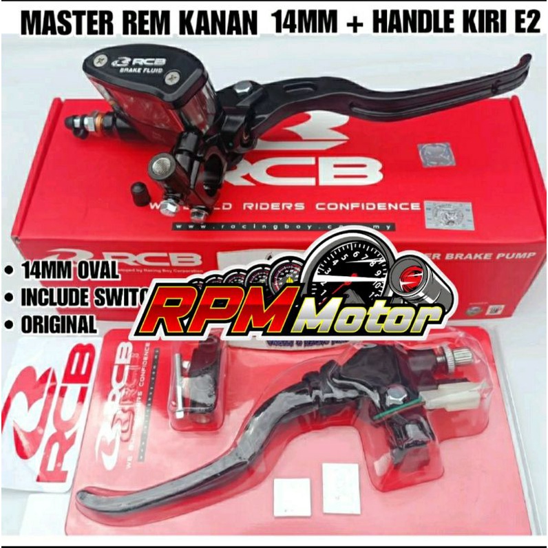 Jual Master Rem Set Kanan Kiri RCB Tabung Oval 14mm Vixion Ninja Sonic ...