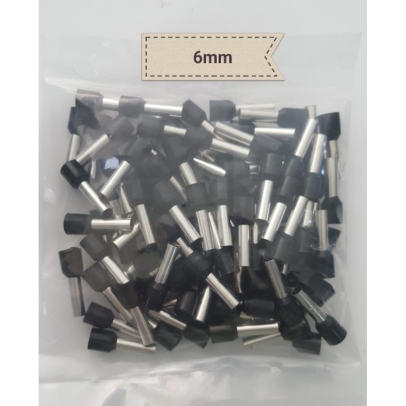 Jual Skun Ferules 6mm / Verules 6 mm / Skun Kabel Ferulles 6mm / Skun ...
