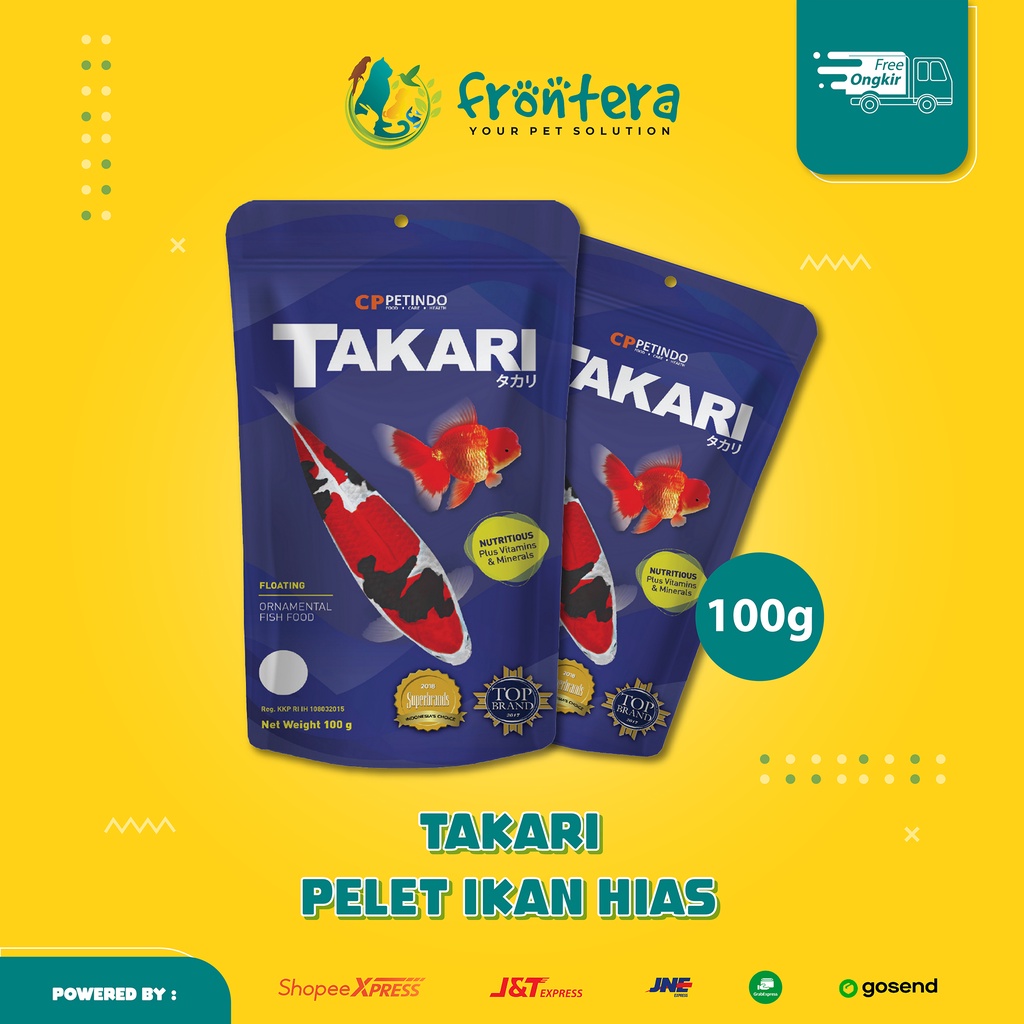 Jual Takari Fish Food Pakan Ikan Hias 1mm 2mm 5mm Pelet Apung Halus ...