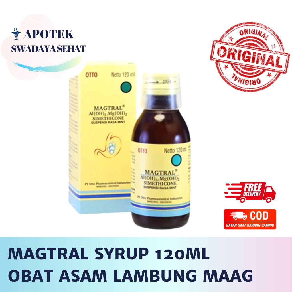 Jual MAGTRAL Forte Syrup dan Magtral Biasa 120 ML MINT - Obat Asam ...
