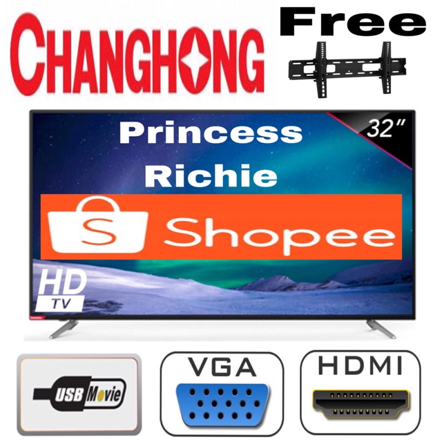 Jual Changhong led tv 32 inch usb movie | Shopee Indonesia