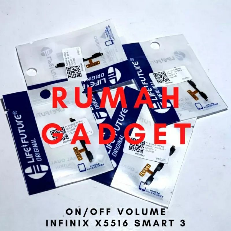 Jual FLEXIBLE TOMBOL ON OFF VOLUME INFINIX X5516 /SMART 3 | Shopee ...