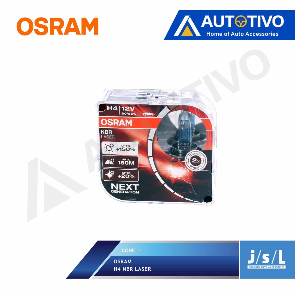 Jual Osram NBR H4 Laser Next Generation New Packaging | Shopee Indonesia
