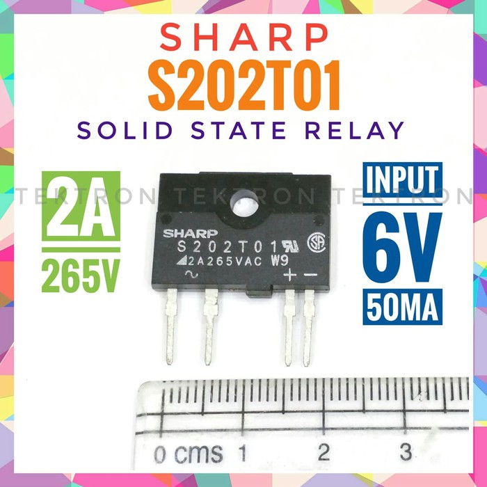 Jual SHARP SSR S202T01 solid state relay 2A 260VAC | Shopee Indonesia