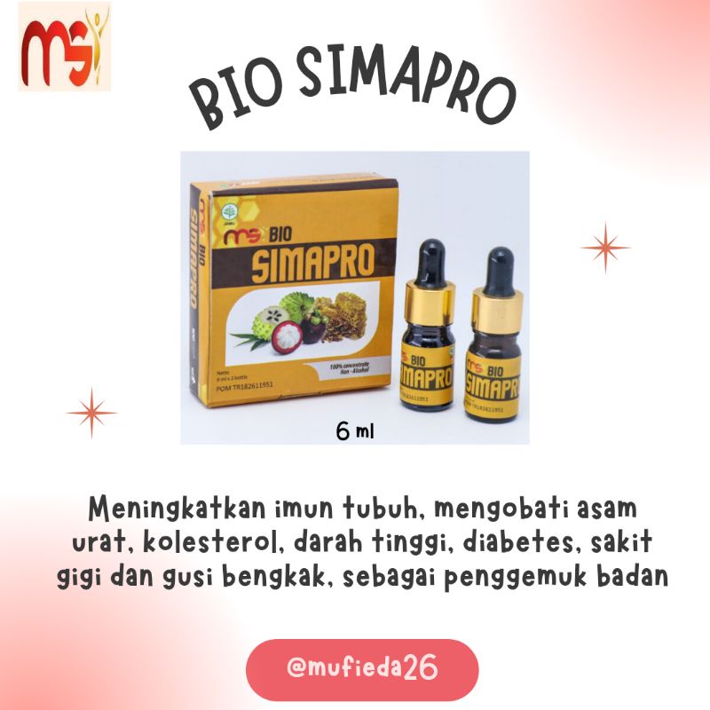 Jual Imun Booster Bio Simapro 1 Botol Obat Tetes Herbal Berbagai Macam ...