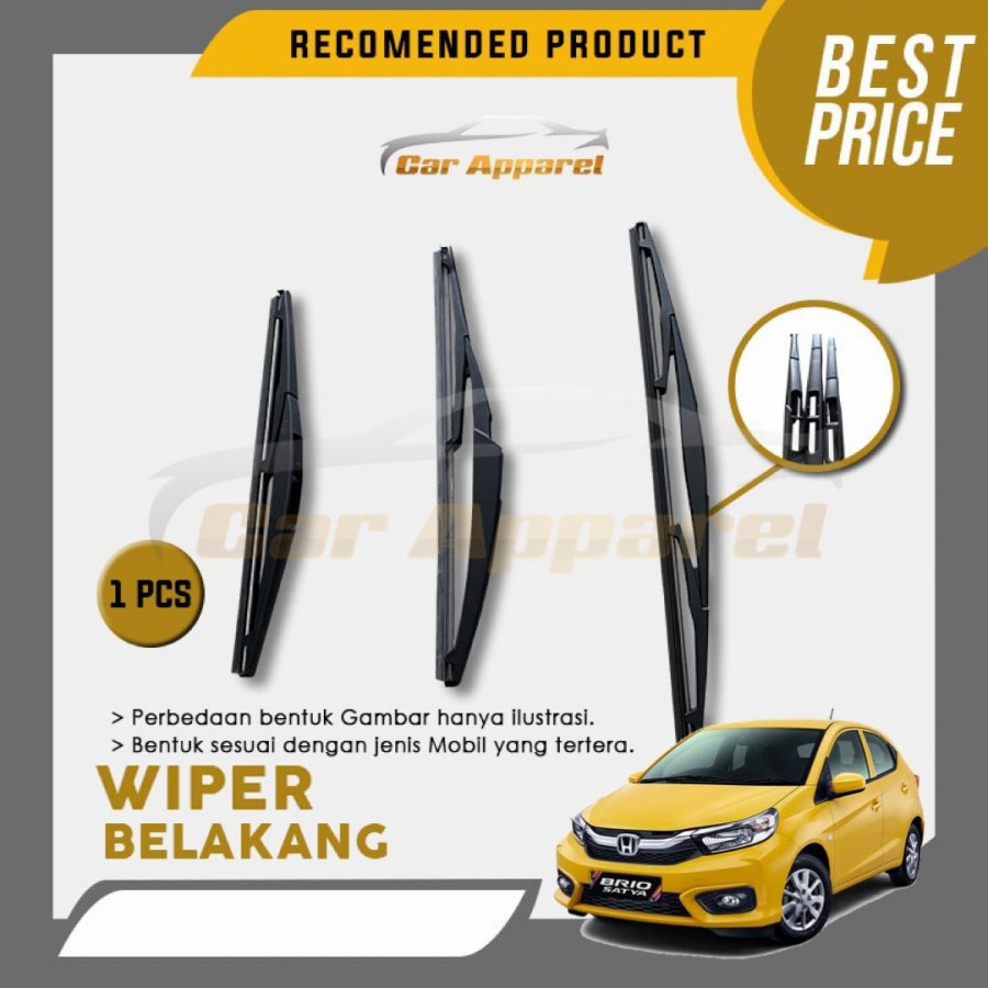 Jual Wiper Belakang ALL NEW BRIO 2018 Rear Wiper 10 inch | Shopee Indonesia