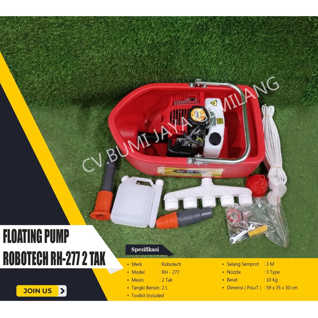 Jual POMPA AIR APUNG / FLOATING PUMP ROBOTECH RH 277 - 2 TAK | Shopee ...