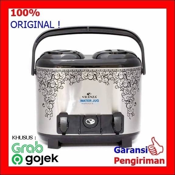 Jual Termos Dispenser Water Jug Stainless Water Tank Dual Tabung 7,5 Liter Bisa Panas Dingin ...