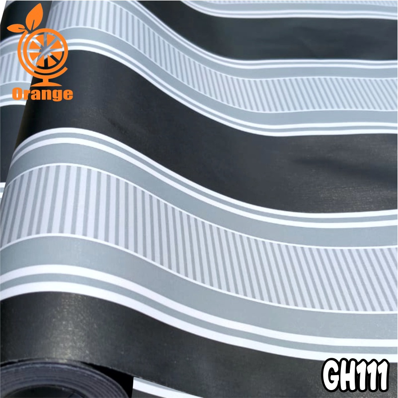 Jual Wallpaper Dinding Motif Salur Wallstiker Ukuran 45cm X 9 Meter Stiker Dinding Kamar Tidur ...