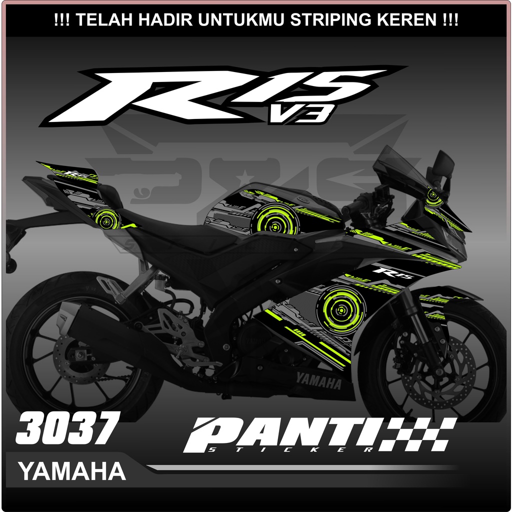 Jual Sticker Striping Variasi List R15 V3 - Striping Yamaha R15 V3 ...